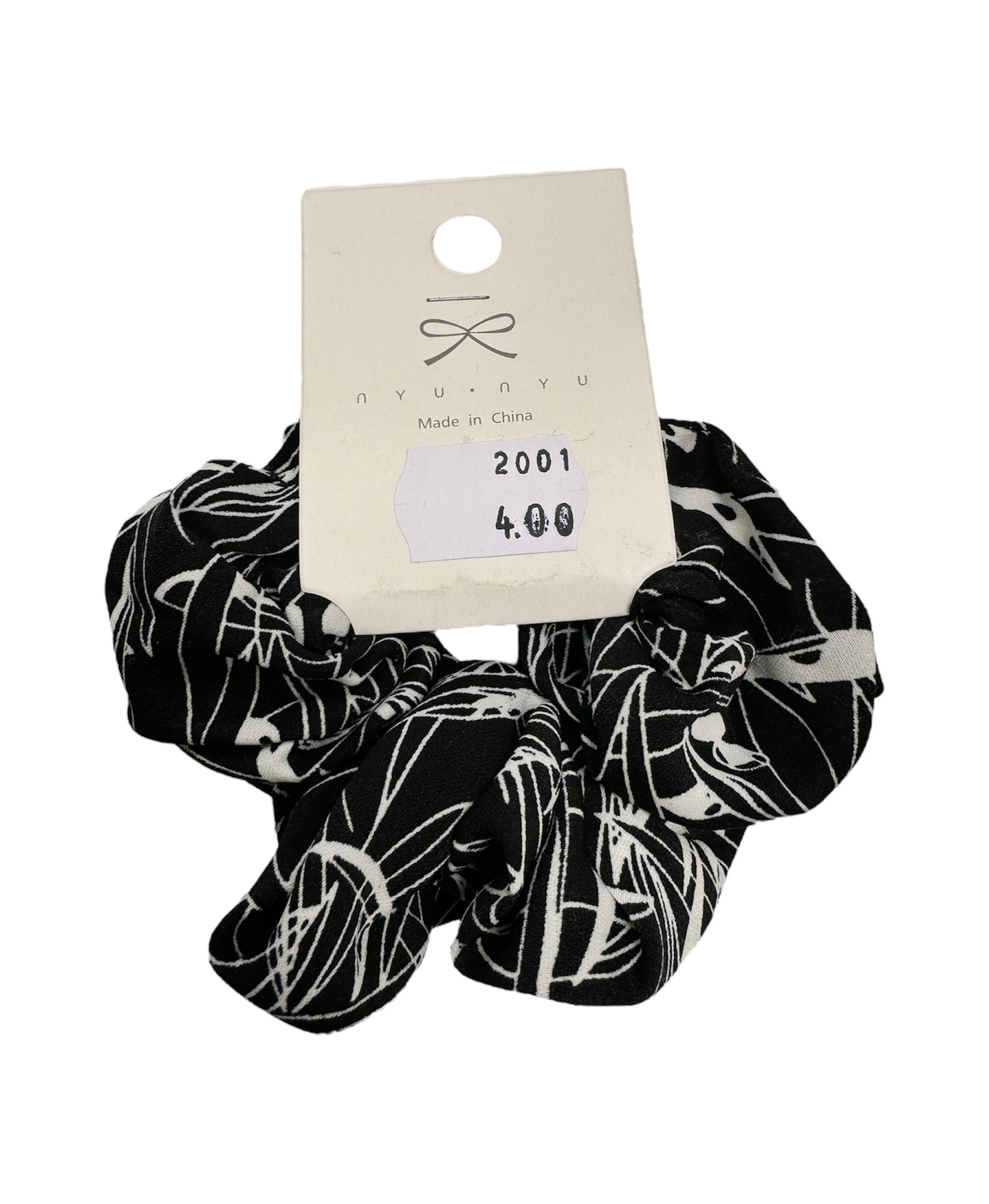 Scrunchie musta – Pellavaputiikki