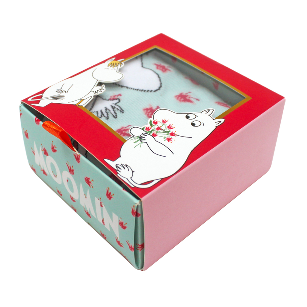 Muumipeikko ja Niiskuneiti naisten sukat - kukkakimppu – Pellavaputiikki