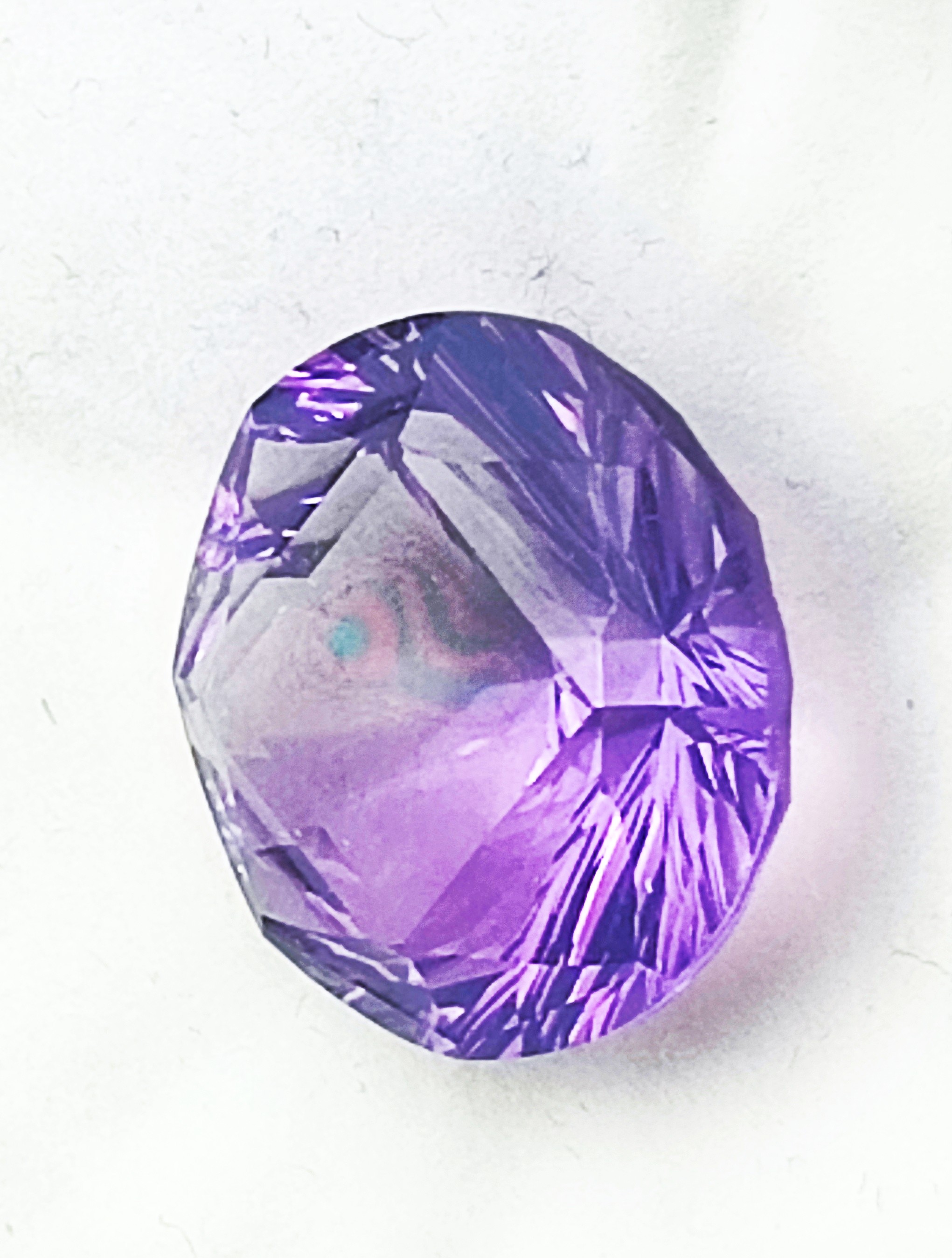 22mm amethyst unique concave cutting rarity – Jalokivitukku.com