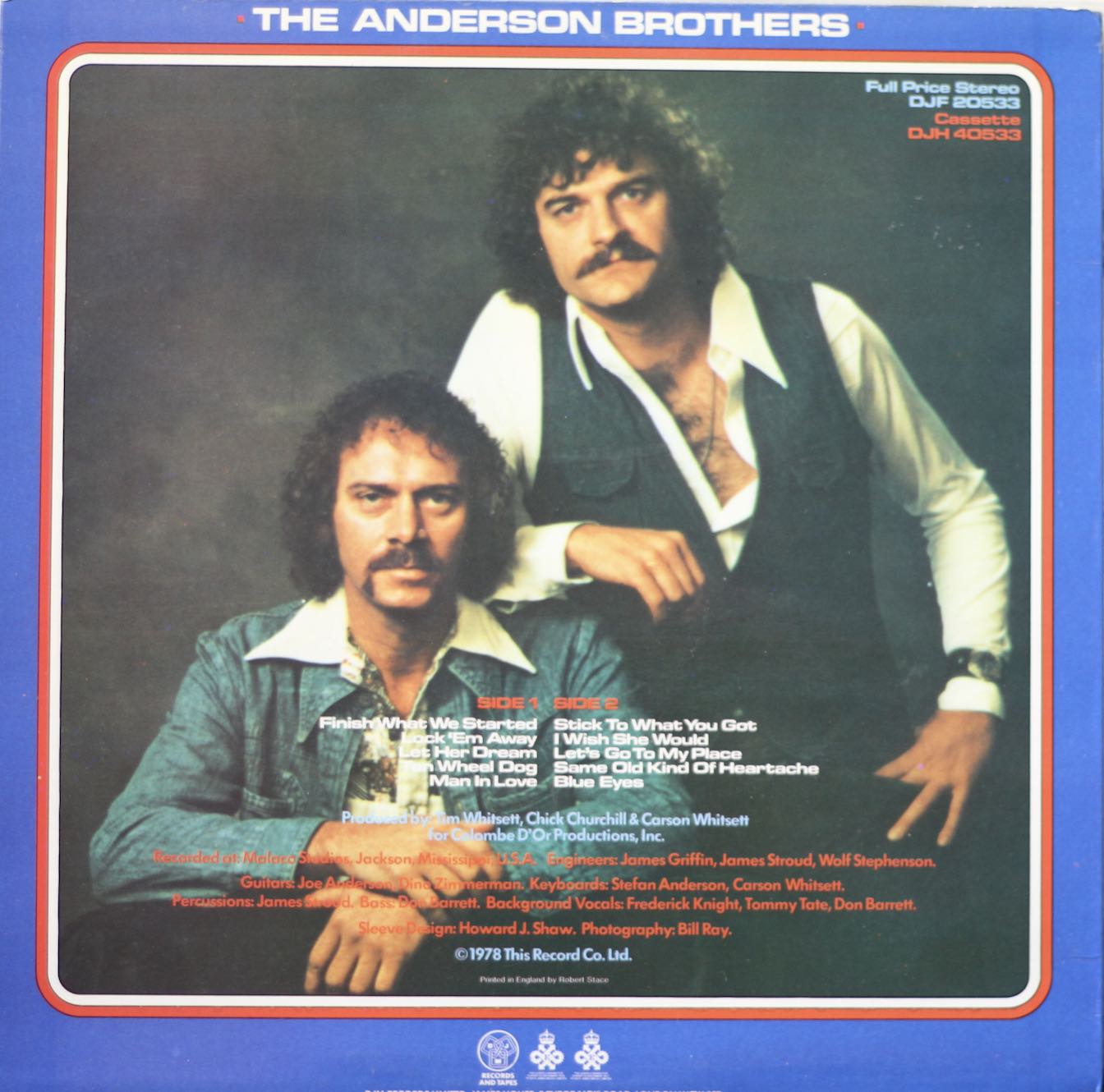 Anderson Brothers: The Anderson Bros. LP (Käyt) – Äänilevykauppa älppäri.fi