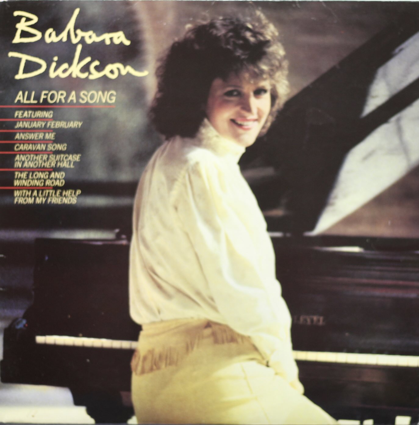 Barbara Dickson: All For A Song LP (Käyt) – Äänilevykauppa älppäri.fi