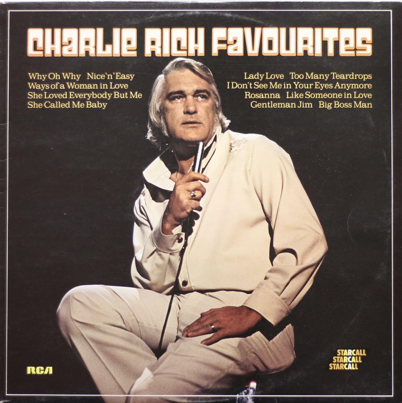Charlie Rich: Charlie Rich Favourites LP (Käyt) – Äänilevykauppa älppäri.fi
