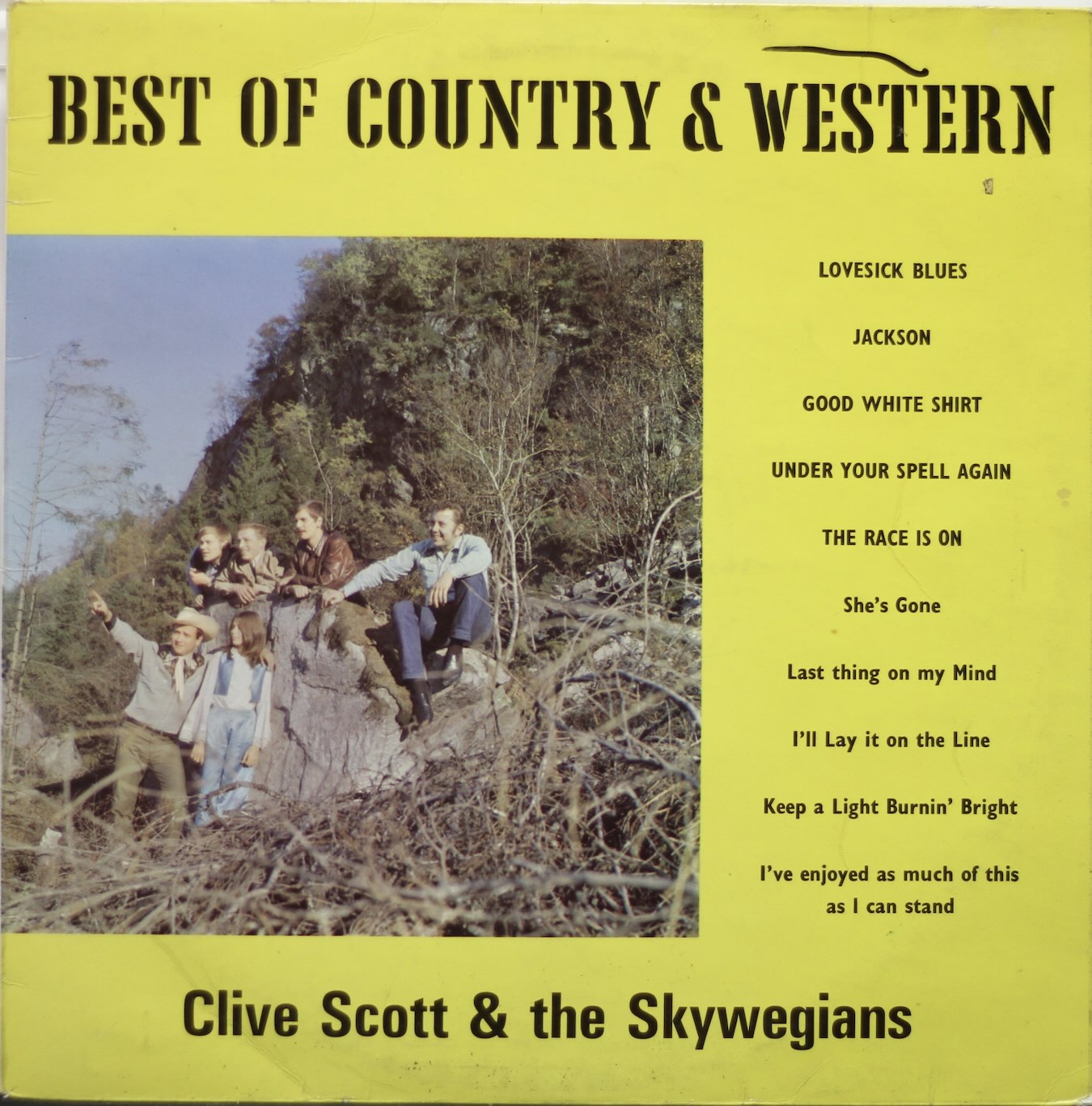 Clive Scott & The Skywegians: Best Of Country & Western LP (Käyt ...