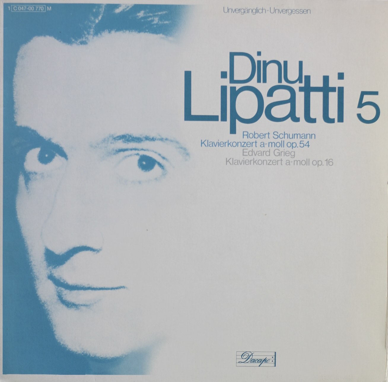 Robert Schumann / Edvard Grieg / Dinu Lipatti: Dinu Lipatti 5. LP Käyt ...