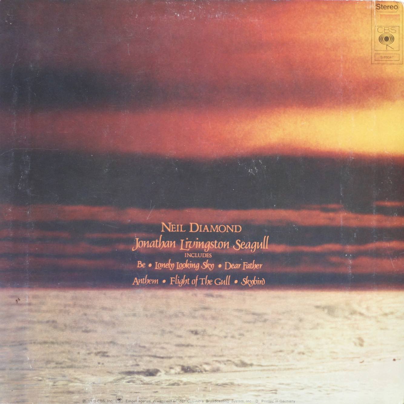 Neil Diamond : Jonathan Livingston Seagull LP (Käyt) – Äänilevykauppa ...