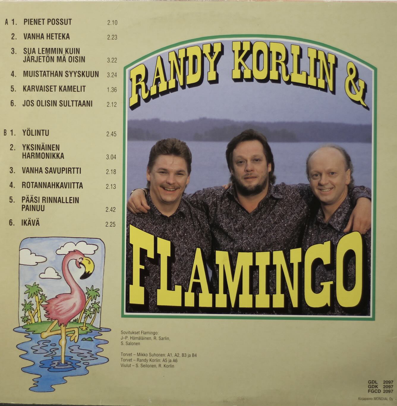 Randy Korlin & Flamingo: Randy Korlin & Flamingo LP (Käyt ...