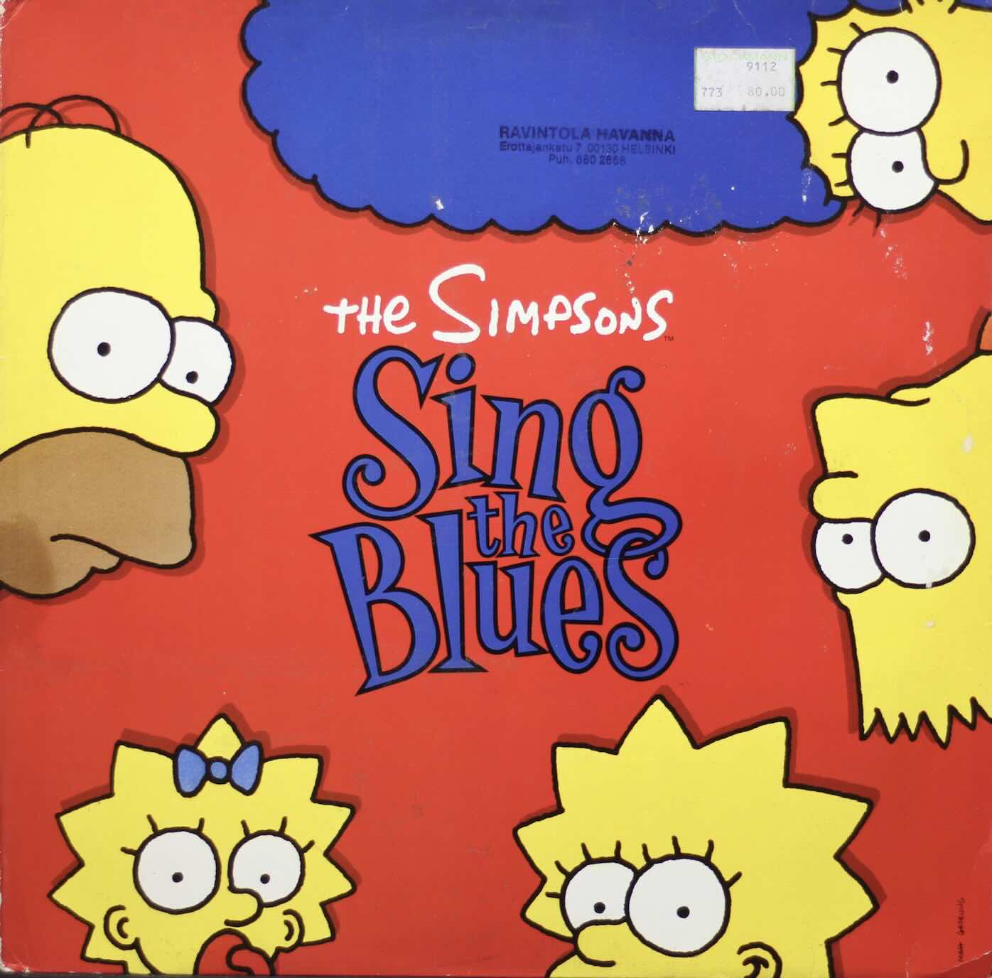 Simpsons: The Simpsons Sing The Blues LP (Käyt) – Äänilevykauppa älppäri.fi