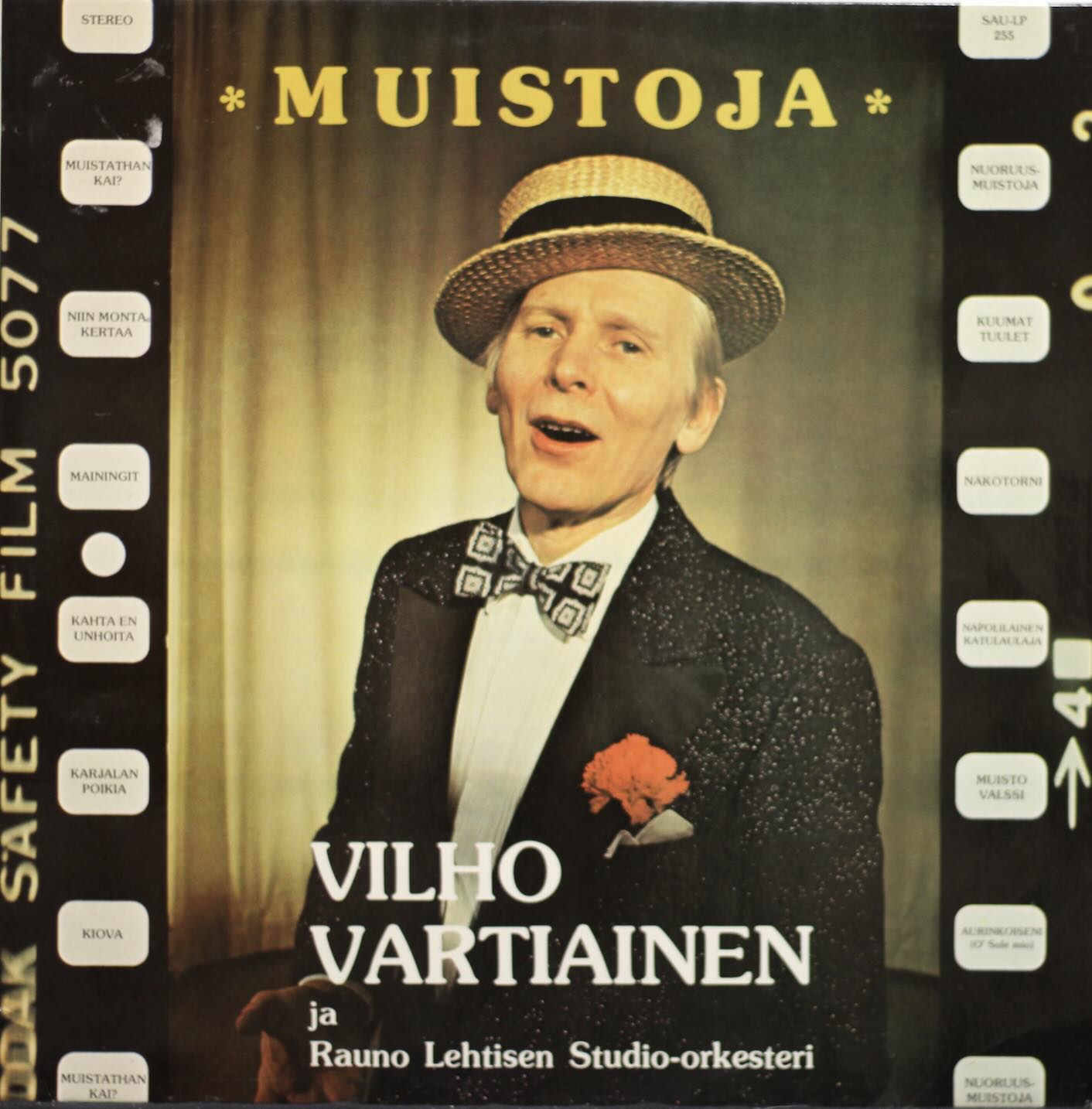 Vilho Vartiainen ja Rauno Lehtisen Studio-orkesteri: Muistoja LP Käyt ...