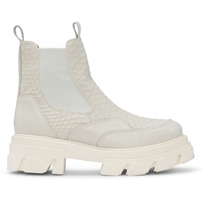 SHOE BIZ COPENHAGEN Ulrica Anaconda Cream – Divitia