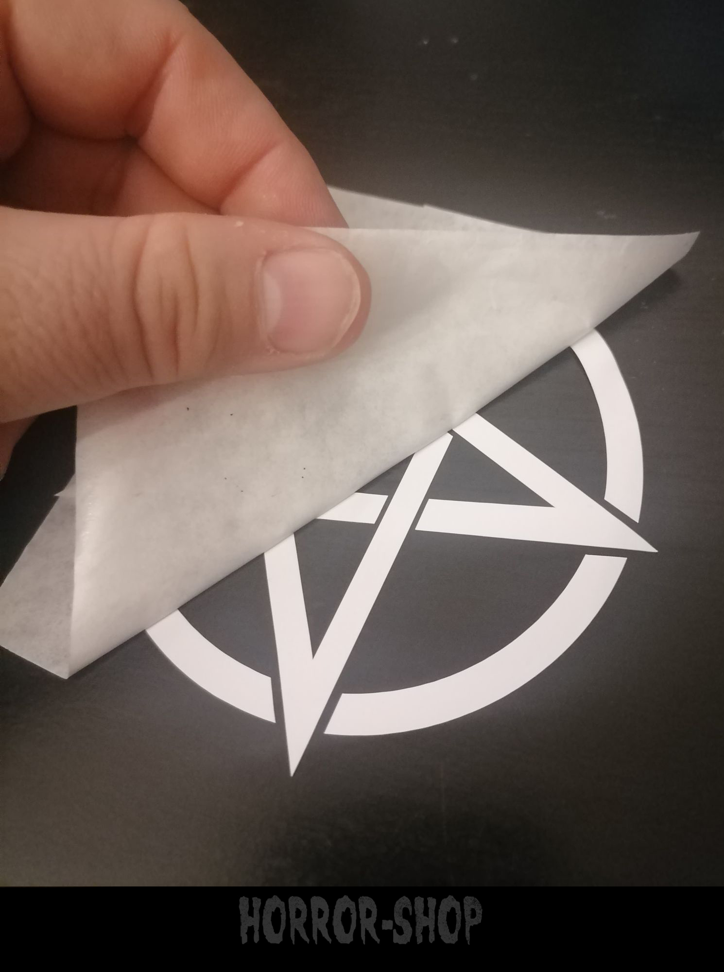 Pentagram no2 vinyl sticker cutted shape/with transfer film – Horror ...
