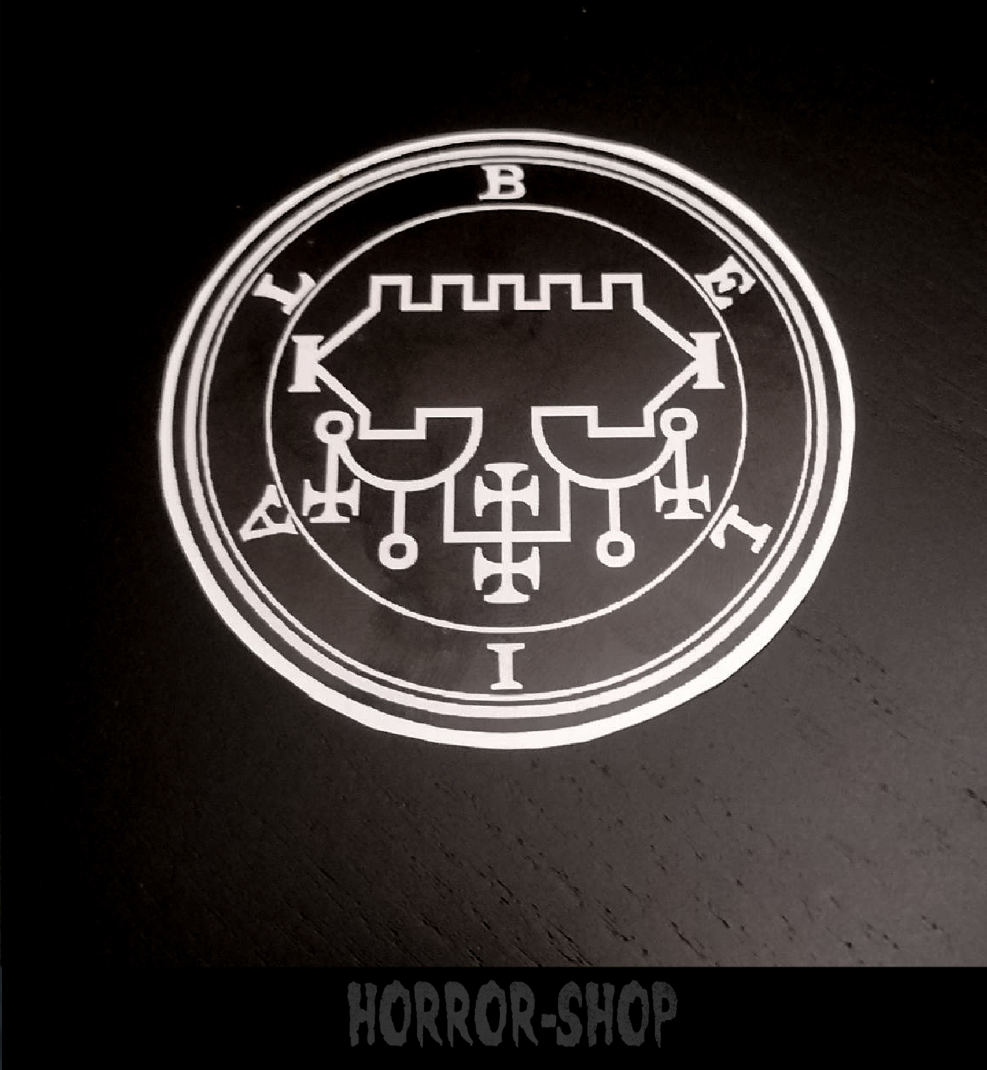 Sigil of Belial, aprx 80mm vinyl sticker – Horror-Shop verkkokauppa