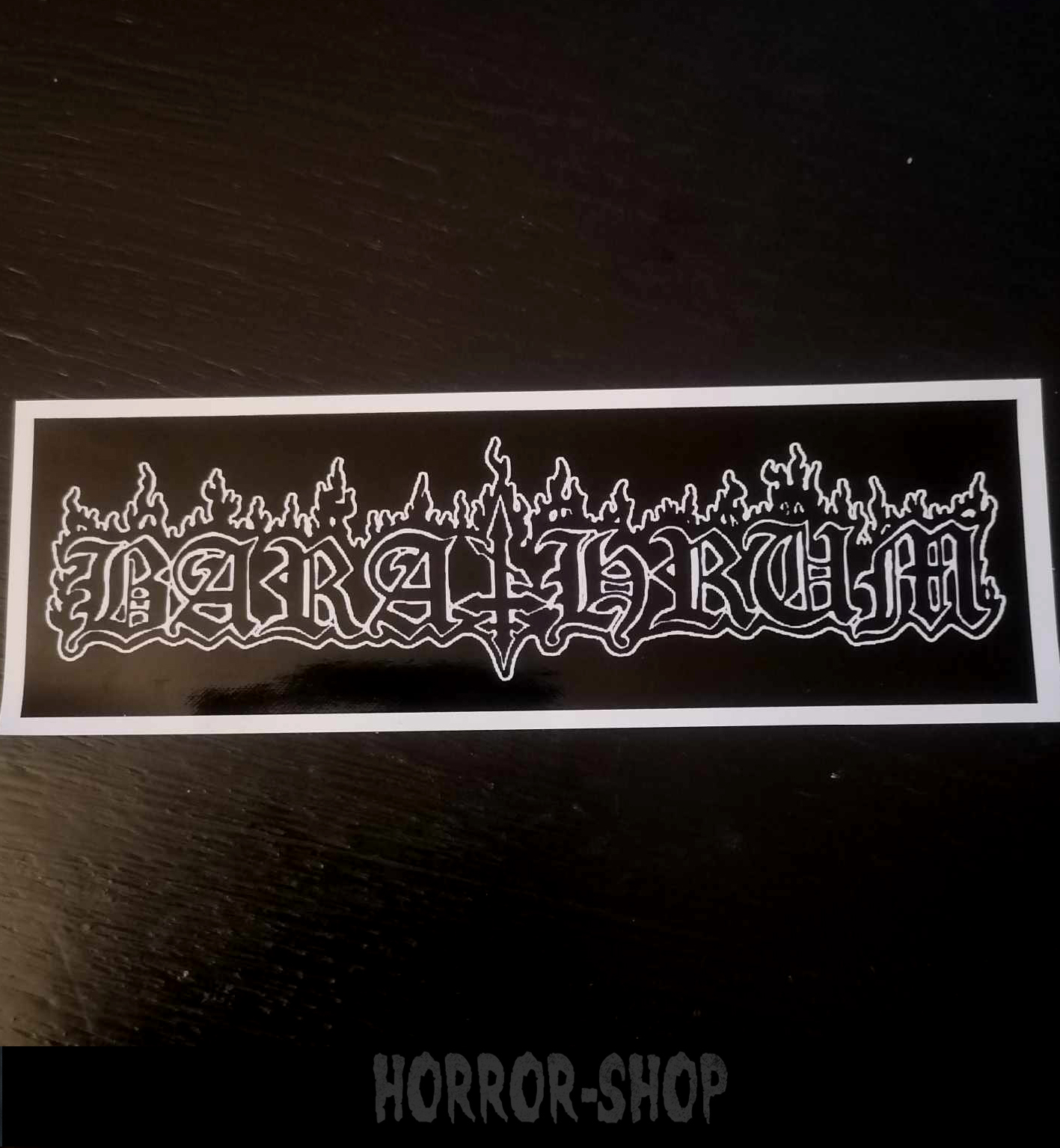 Barathrum Logo sticker – Horror-Shop verkkokauppa