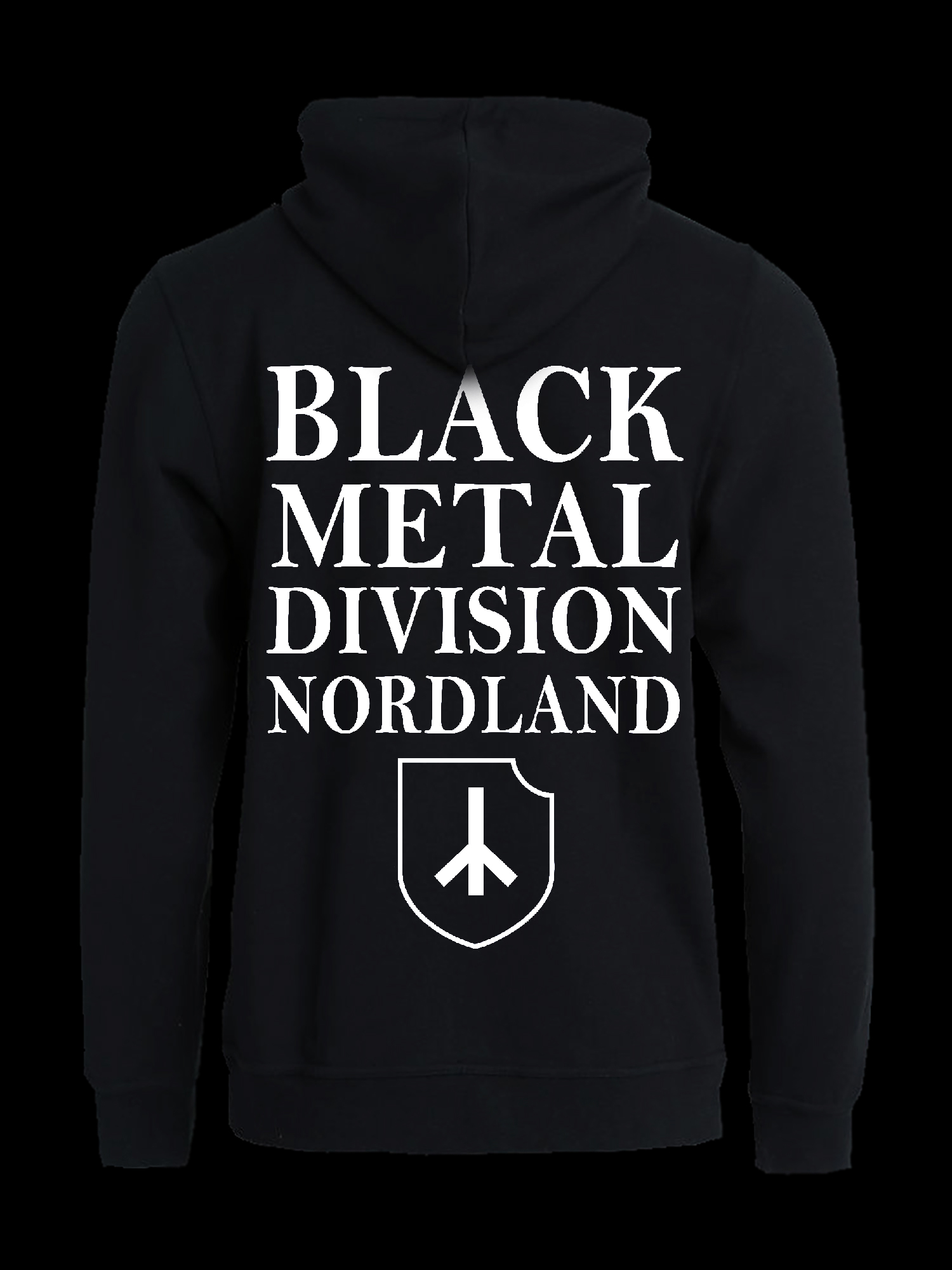 Black Metal Division Nordland hoodie with zipper – Horror-Shop verkkokauppa
