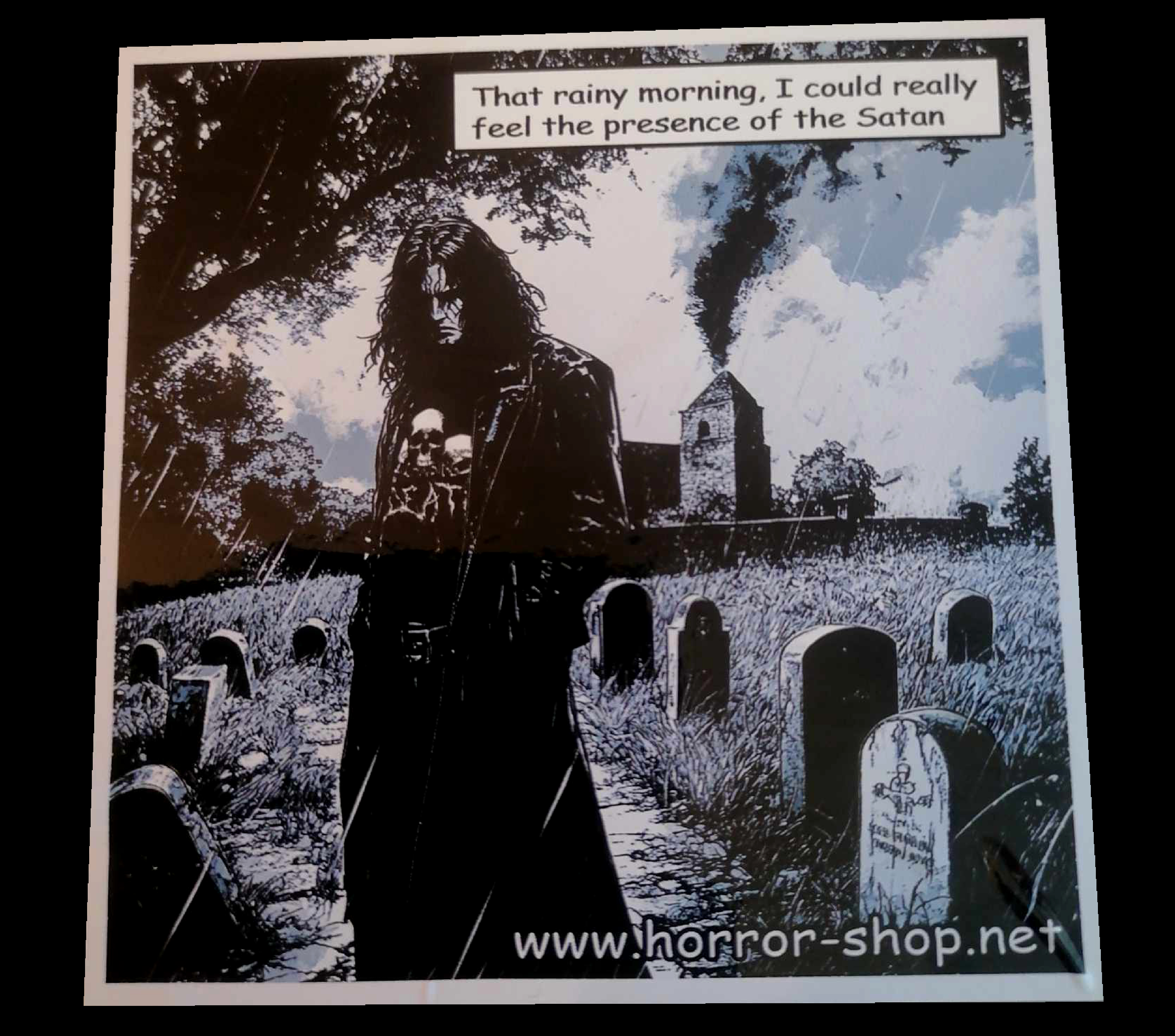 Chosing Death Comic strip (sticker) – Horror-Shop verkkokauppa