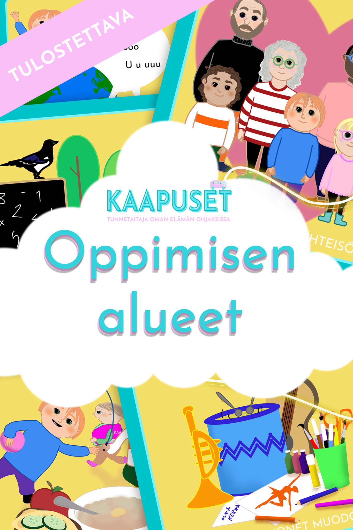 Oppimisen alueet - dokumentointiseinä – Kaapuset