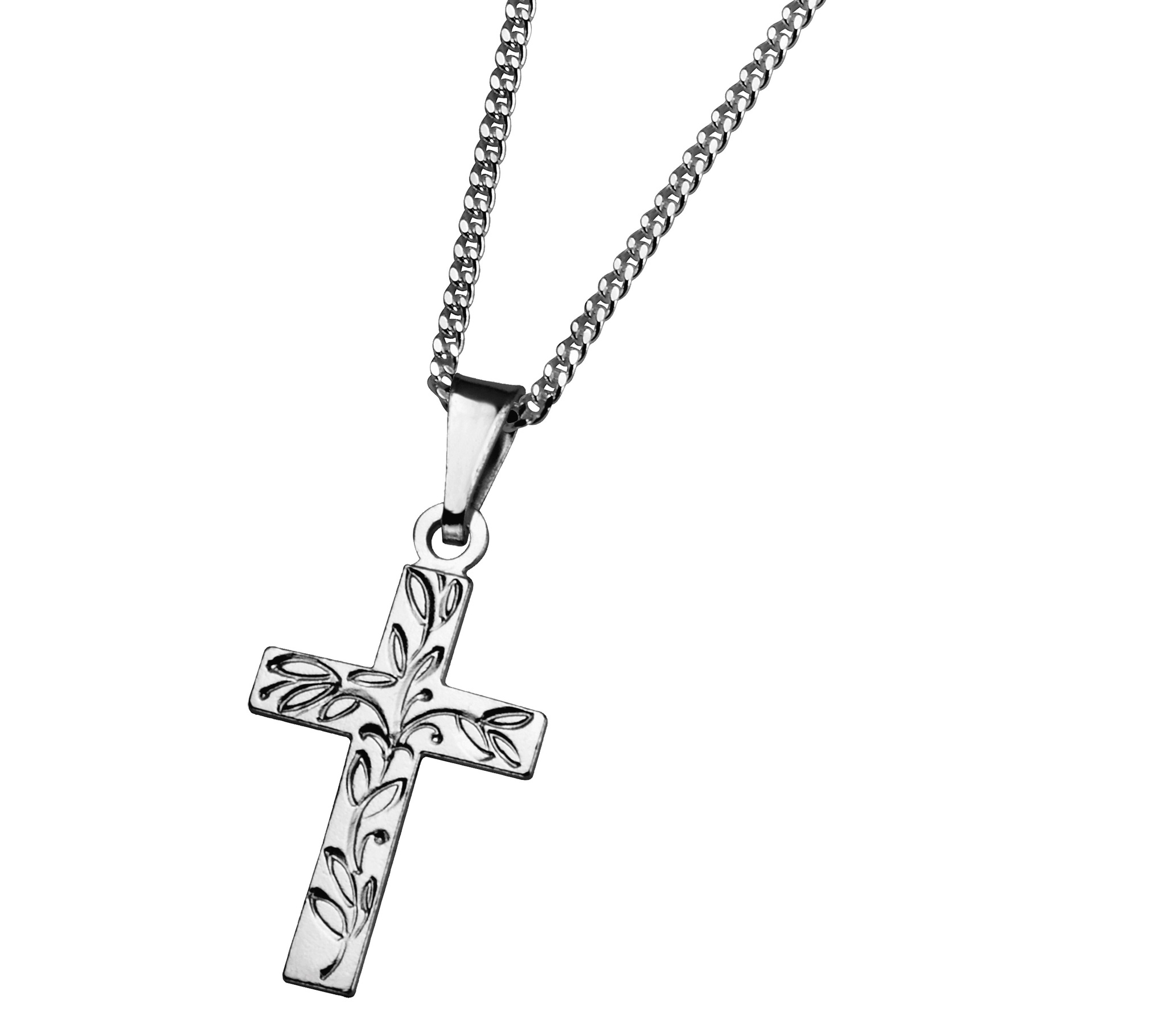 Saurum hopeinen risti-riipus (503800000) – Koruale