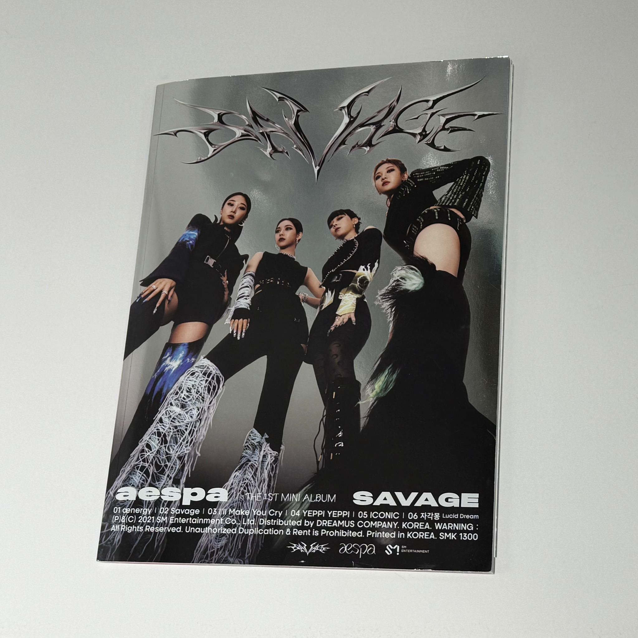 [KÄYTETTY] AESPA - SAVAGE (1ST MINI ALBUM) HALLUCINATION QUEST VER ...