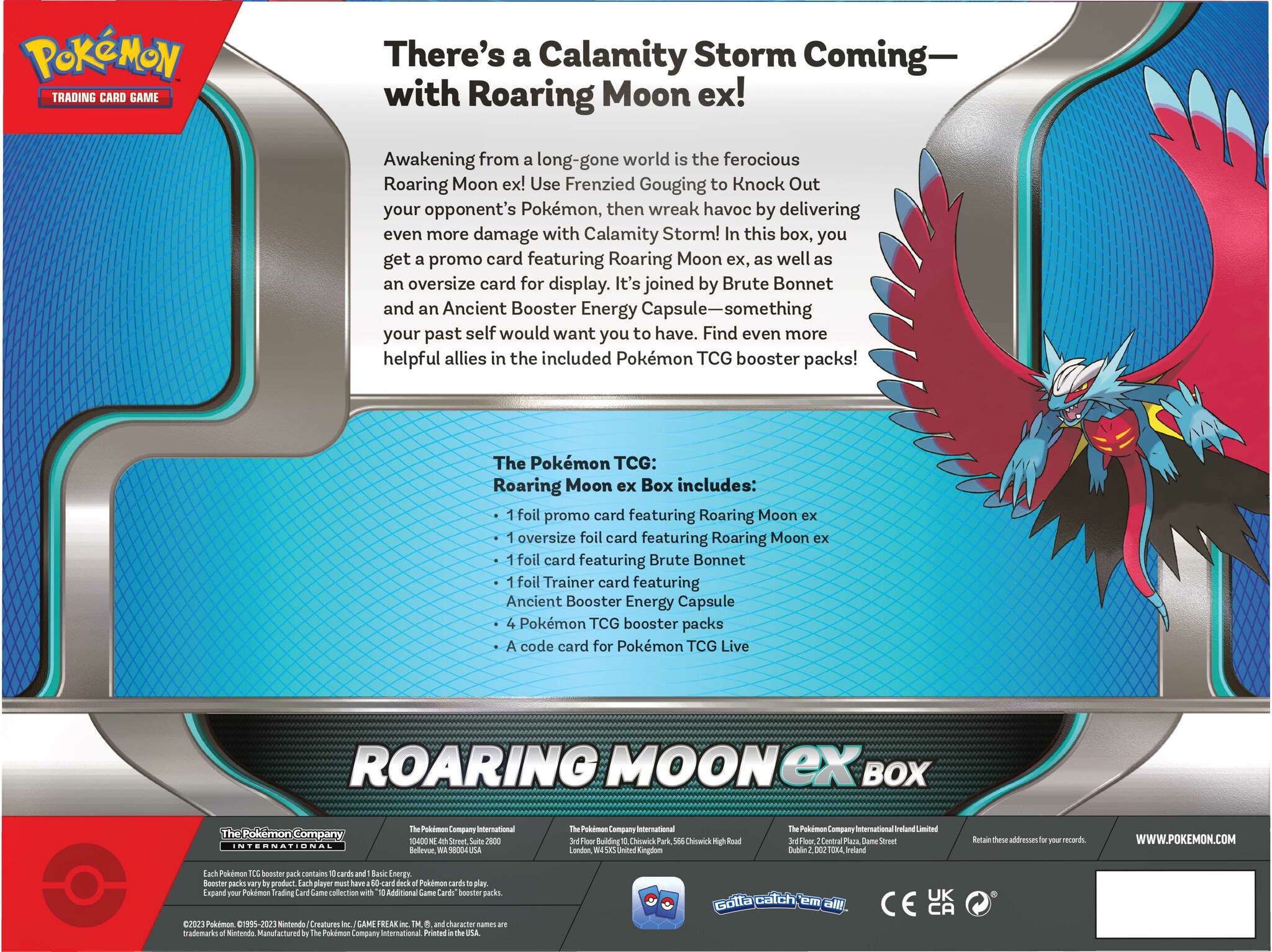 Pokémon TCG: Roaring moon ex box – Korttistoppi