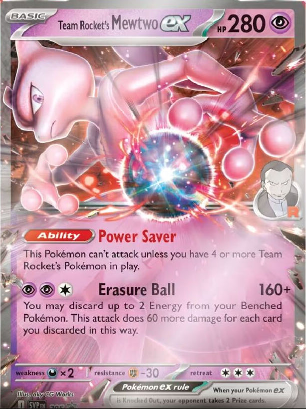 Pokémon TCG: Team Rocket's Mewtwo ex Box (julkaisupäivä 13.6.2025 ...
