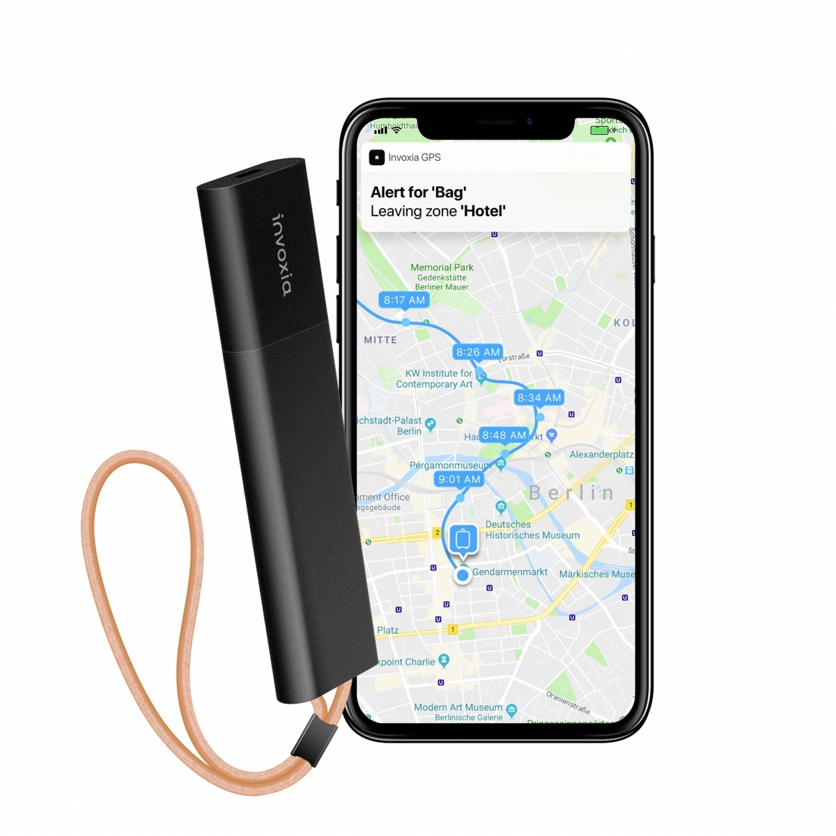 Invoxia GPS Tracker - Laite ja ajoneuvopaikannin – KOTIAUTOMAATIOKAUPPA.FI