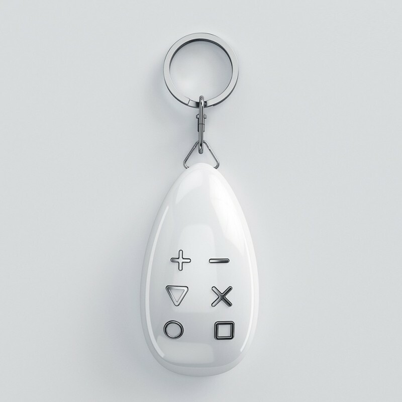 FIBARO - Keyfob Z-Wave Plus - Kaukosäädinpainike – KOTIAUTOMAATIOKAUPPA.FI