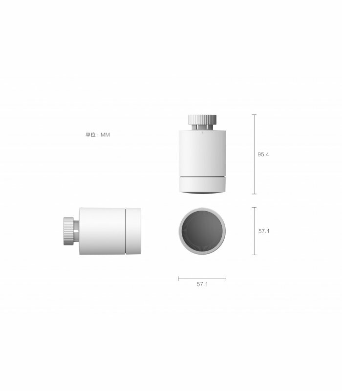 Aqara Radiator Thermostat E1 - Patteritermostaatti – KOTIAUTOMAATIOKAUPPA.FI