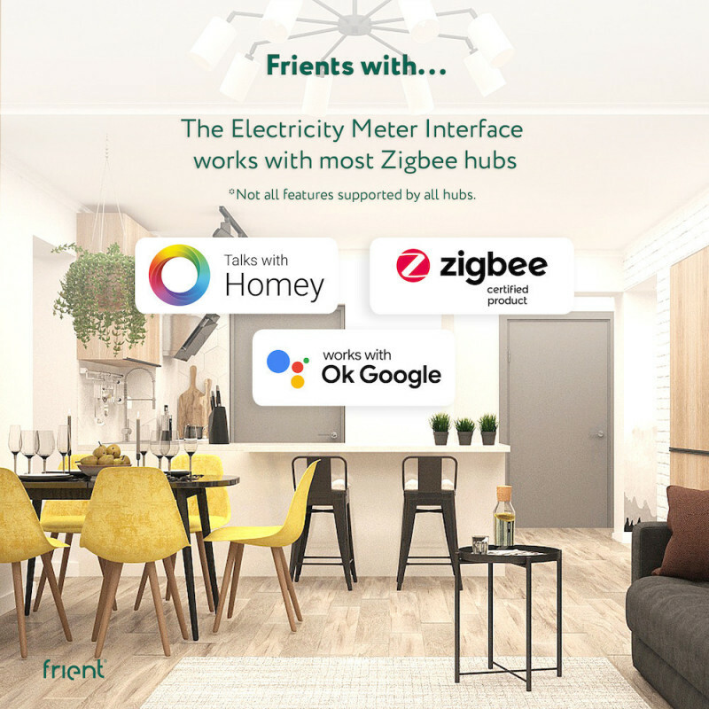 Frient Electricity Meter Interface 2 - Zigbee energiamittarin liitäntä – KOTIAUTOMAATIOKAUPPA.FI