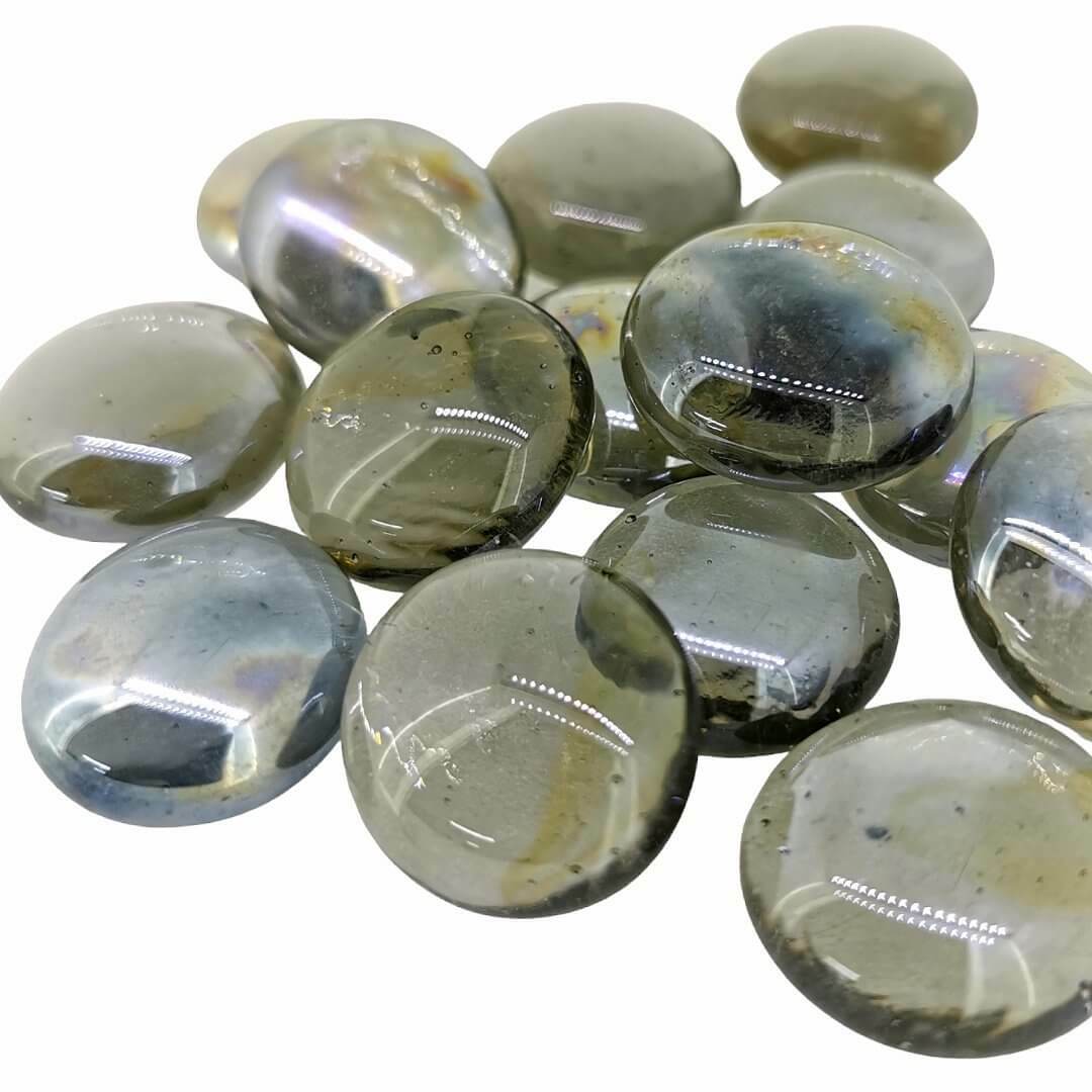 Glass Gems, Smoke Grey, transparent, 500g – MosaiikkiMyymälä