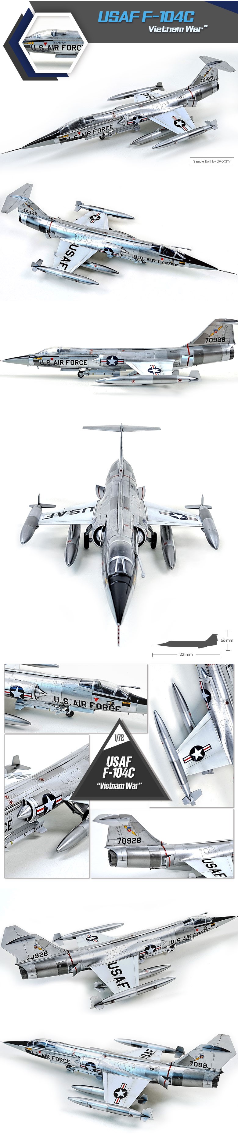 USAF F-104C Starfighter Vietnam War – Manse Models