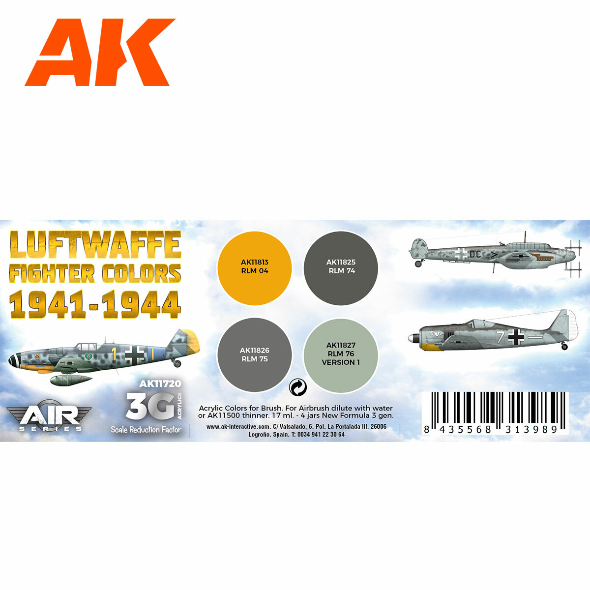 LUFTWAFFE FIGHTER COLORS 1941-1944 – Manse Models