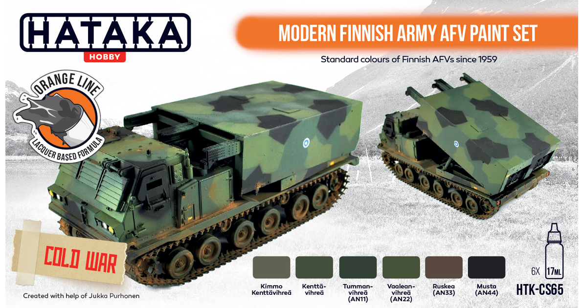 Modern Finnish Army AFV paint set – Manse Models