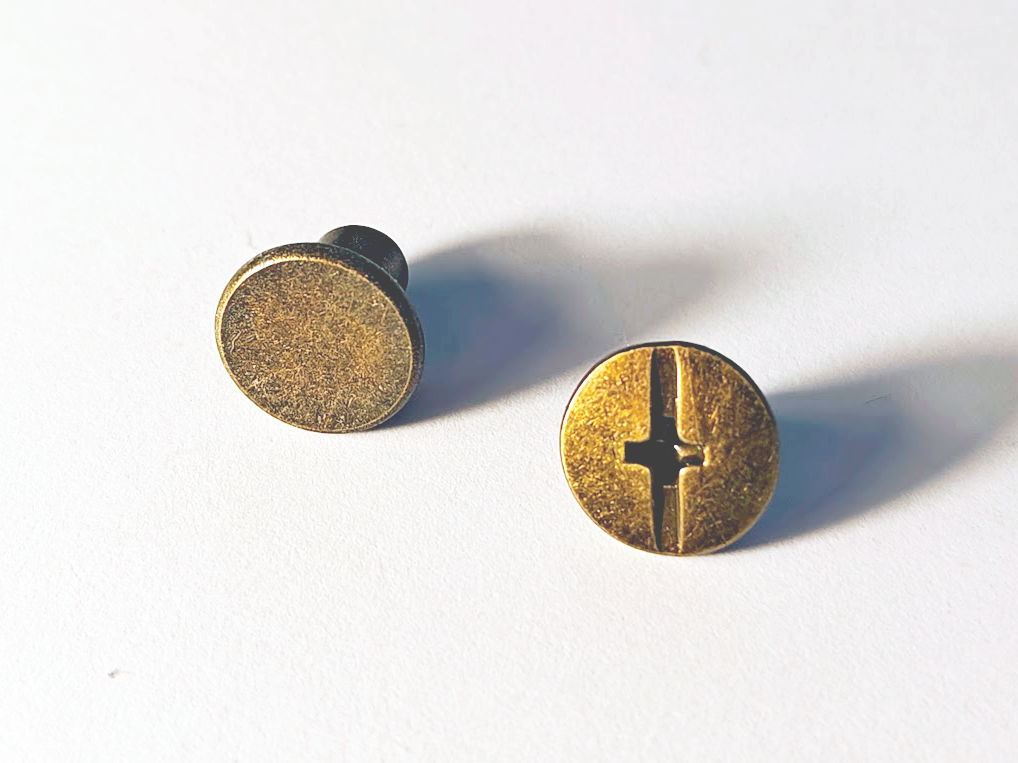 Ruuviniitti antiikkimessinki / pronssi – Neulon by Ajastamo Verkkokauppa