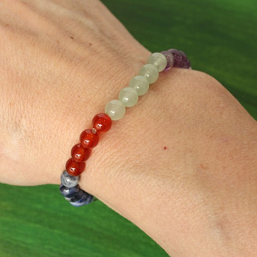 Rannekoru 'Chakra' (Helmi 6mm) – KuuKorento