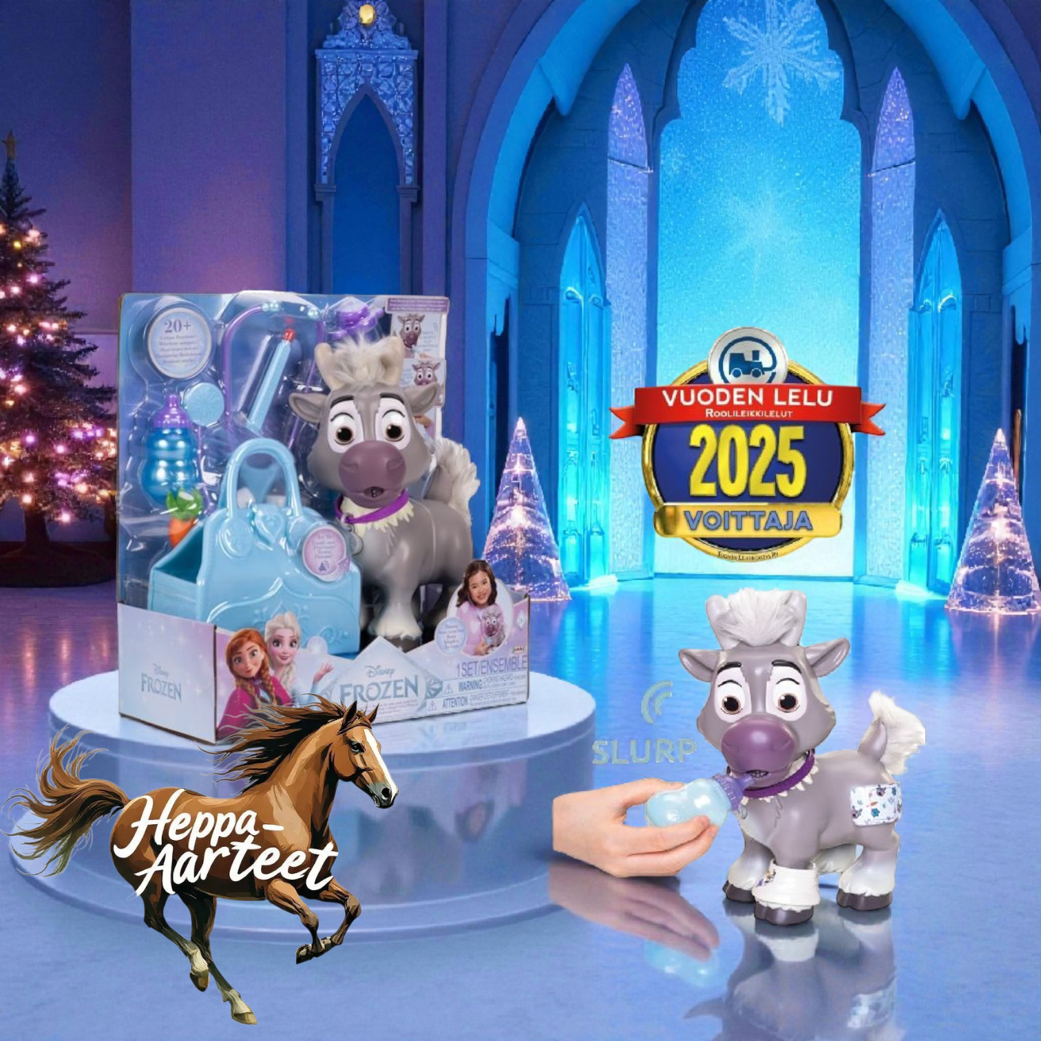 Disney Frozen Baby Sven Care Kit hoitosetti – Heppa -Aarteet