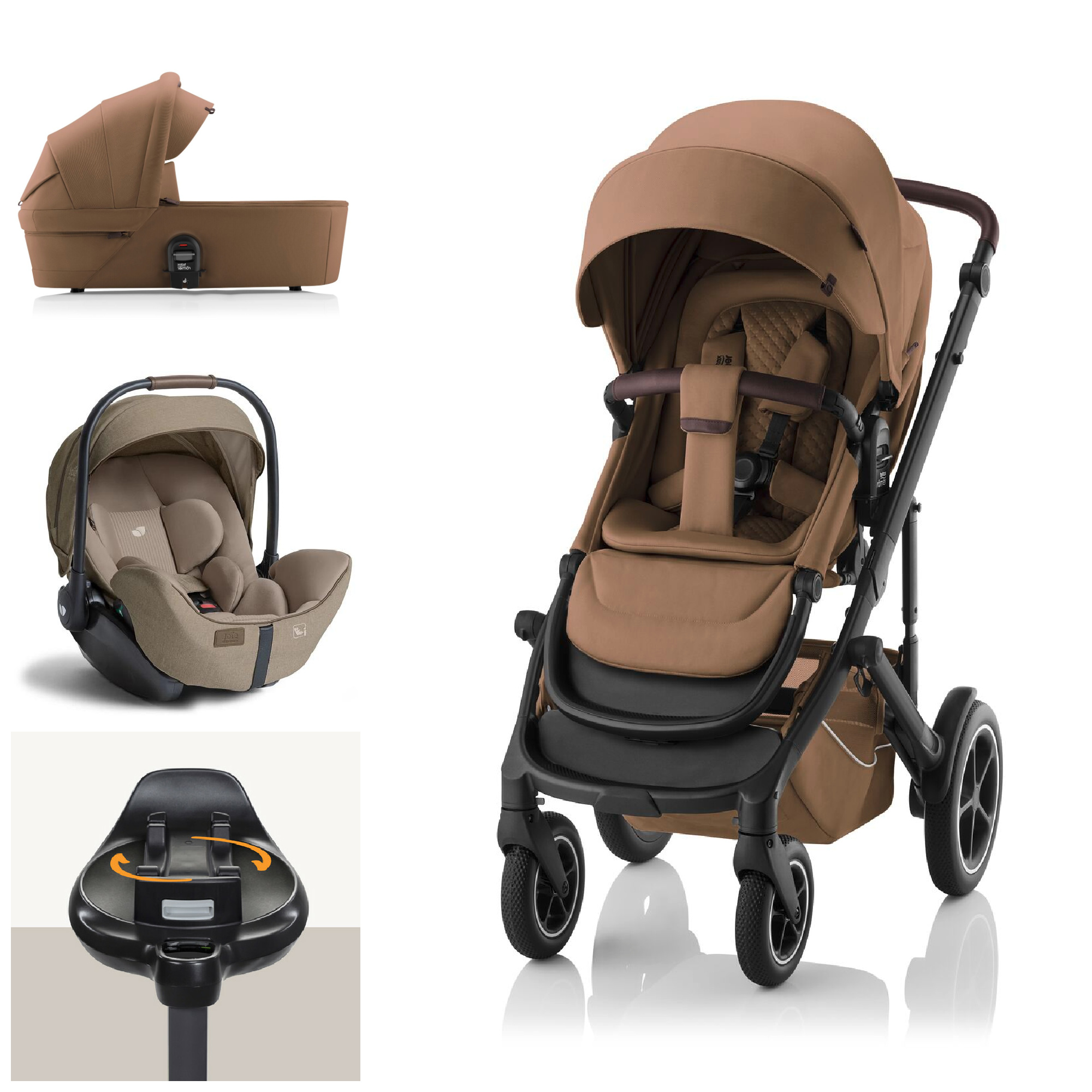 Britax Smile 5Z, Starttipaketti Joie i-Level PRO - 360 jalusta – Vaunula.fi