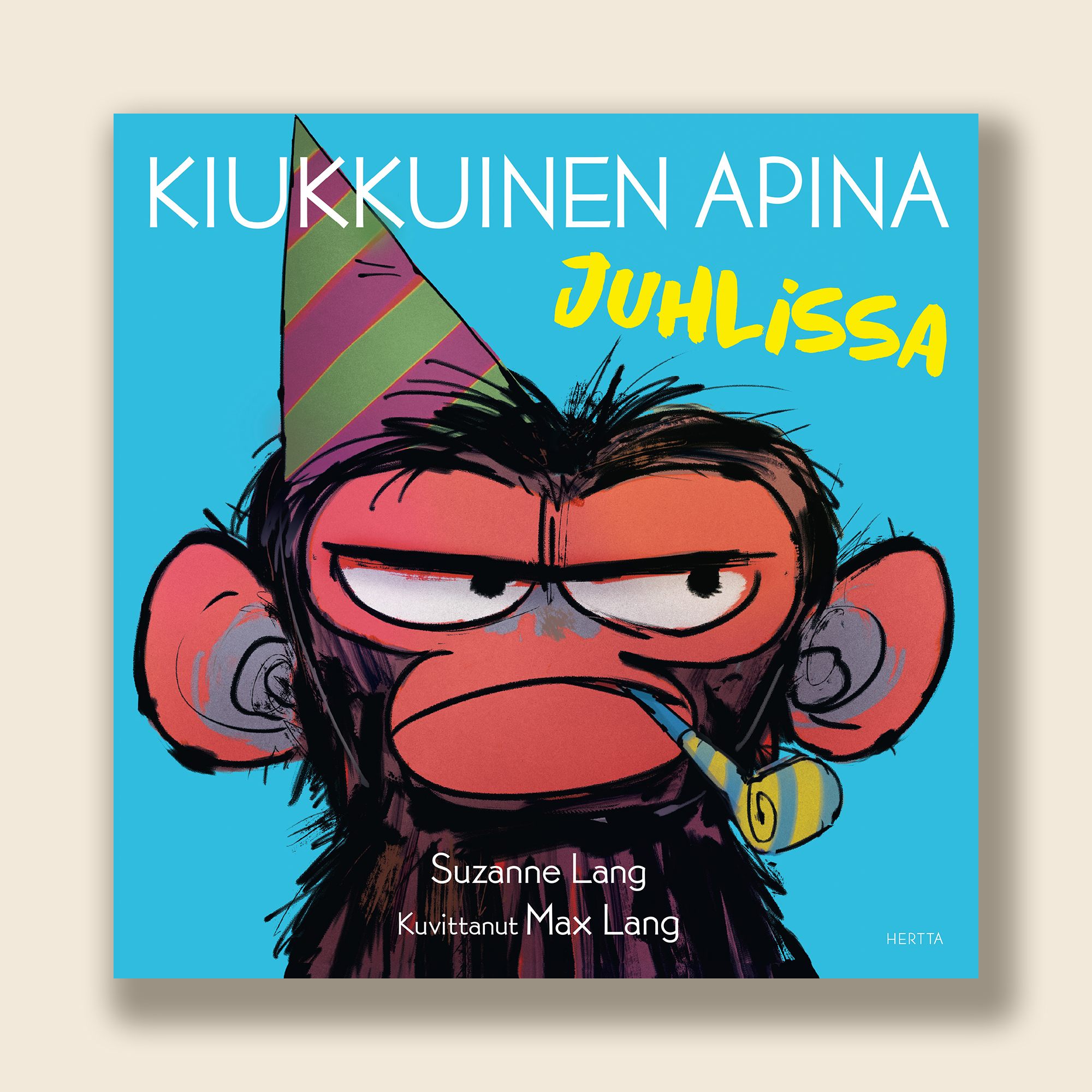 Kiukkuinen apina juhlissa – Hertta Kustannus