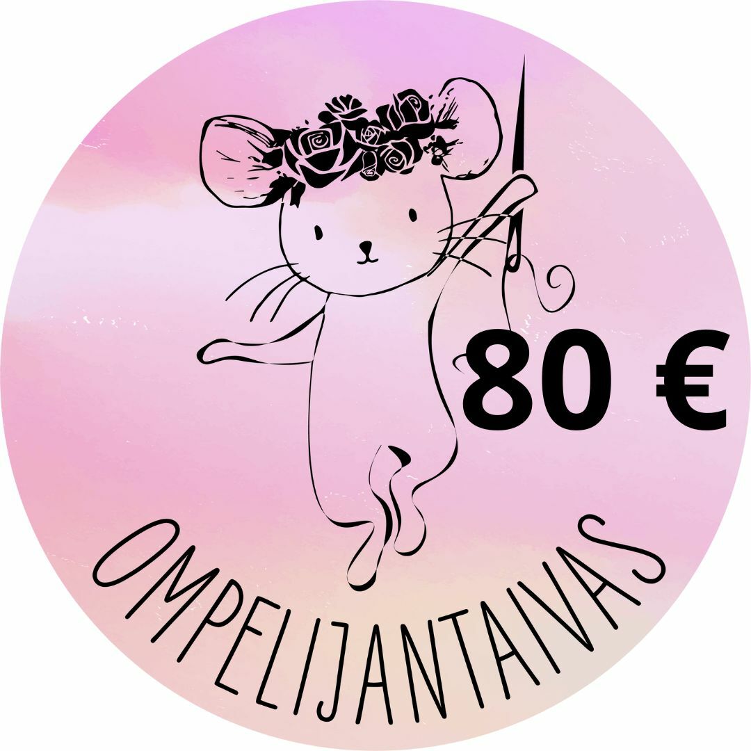 Lahjakortti 80€ – Ompelijantaivas