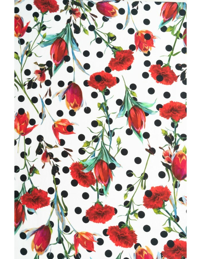 Tulppaanit ja neilikat trikoo – Ompelijantaivas